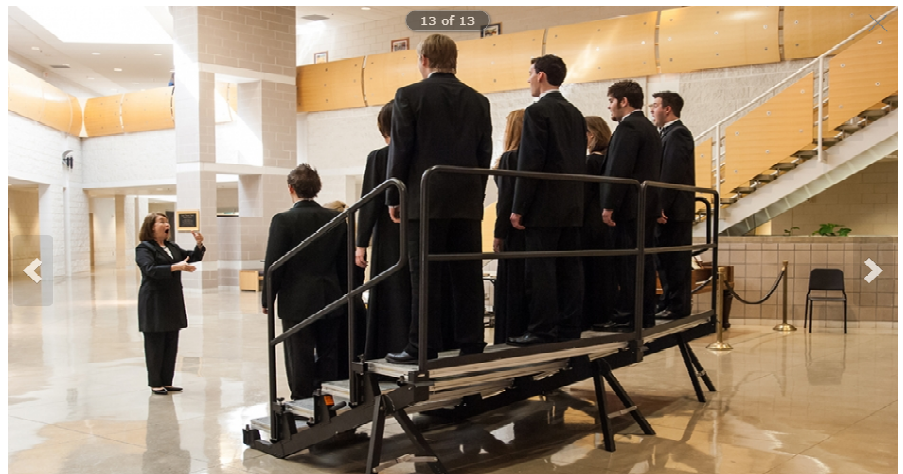 Riser Rentals - Canadian Centennial Choir